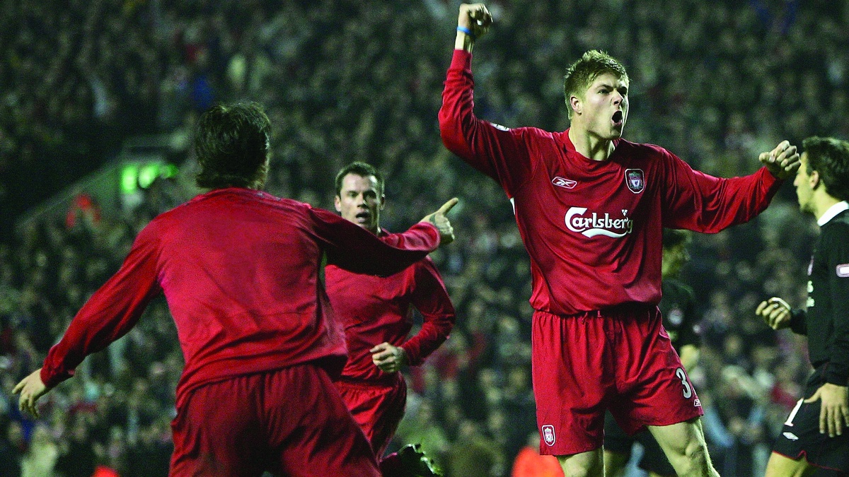 «Lovely cushioned header, for Gerrard …» | Liverpool FC Supporters Club ...