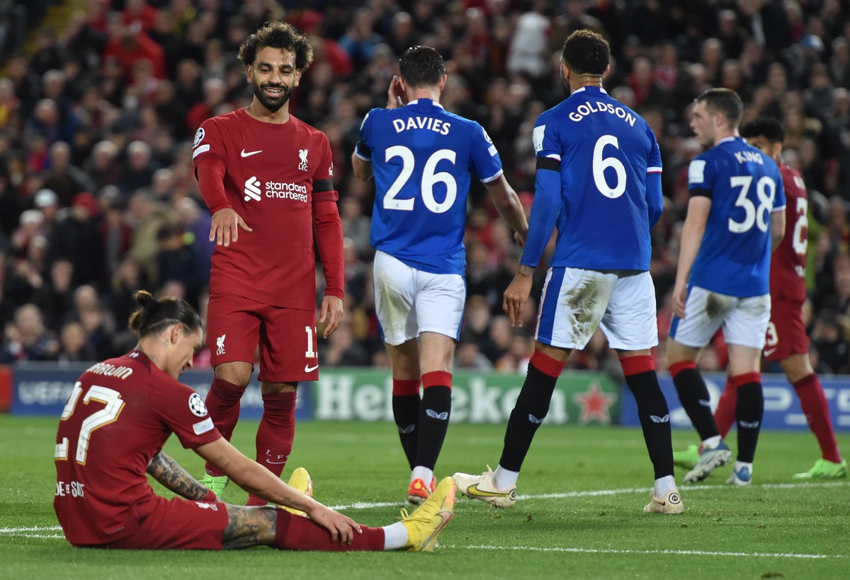 Se Salahs solide scoringstall mot Leeds | Arkiv