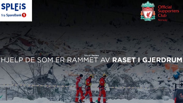 Støtte til de som er rammet av raset i Gjerdrum | Arkiv