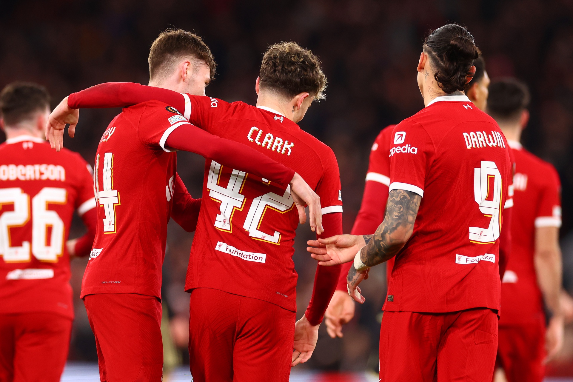 Clark er den eneste vi er litt bekymret for. Han spilte en topp, topp ...